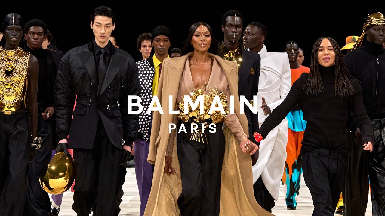 Balmain Men's Fall Winter 2024 Fashion Show - LUXUO UAE